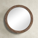Wayfair | Round Wood Mirrors You'll Love in 2024