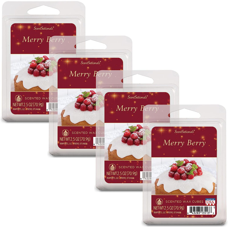 ScentSationals Merry Berry Wax 4PK | Wayfair