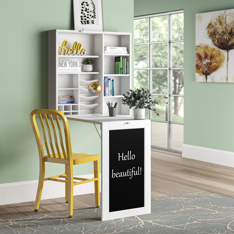 Ivy Bronx Funke Floating Desk & Reviews | Wayfair