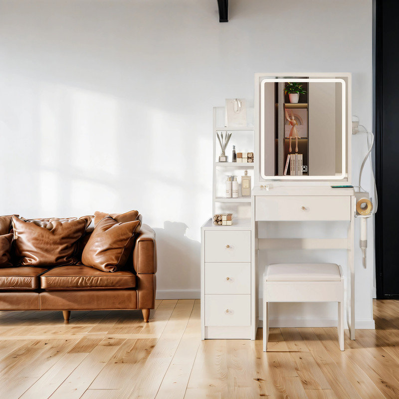 Wrought Studio™ Dresser, Multi-Tier Storage with Power Socket ...