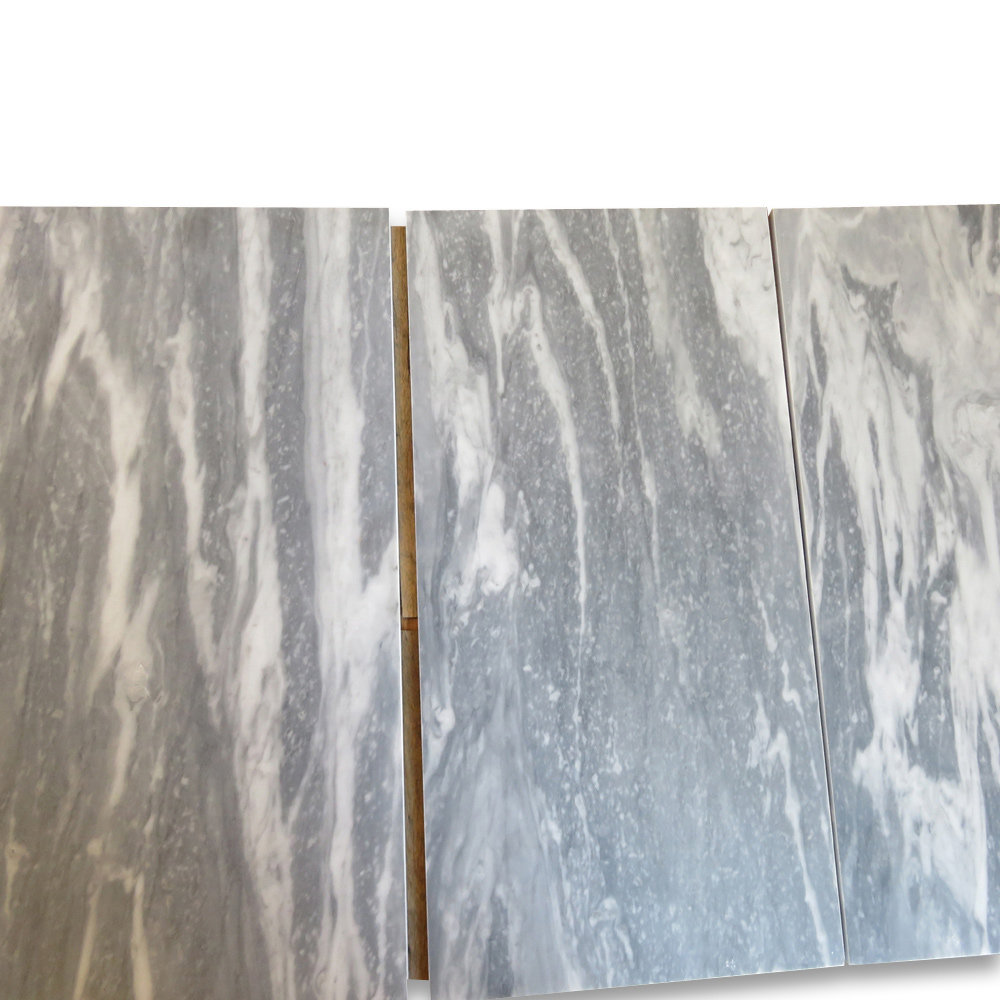 Marble Online Bardiglio 12" x 24" Marble Grid Mosaic Wall & Floor Tile ...