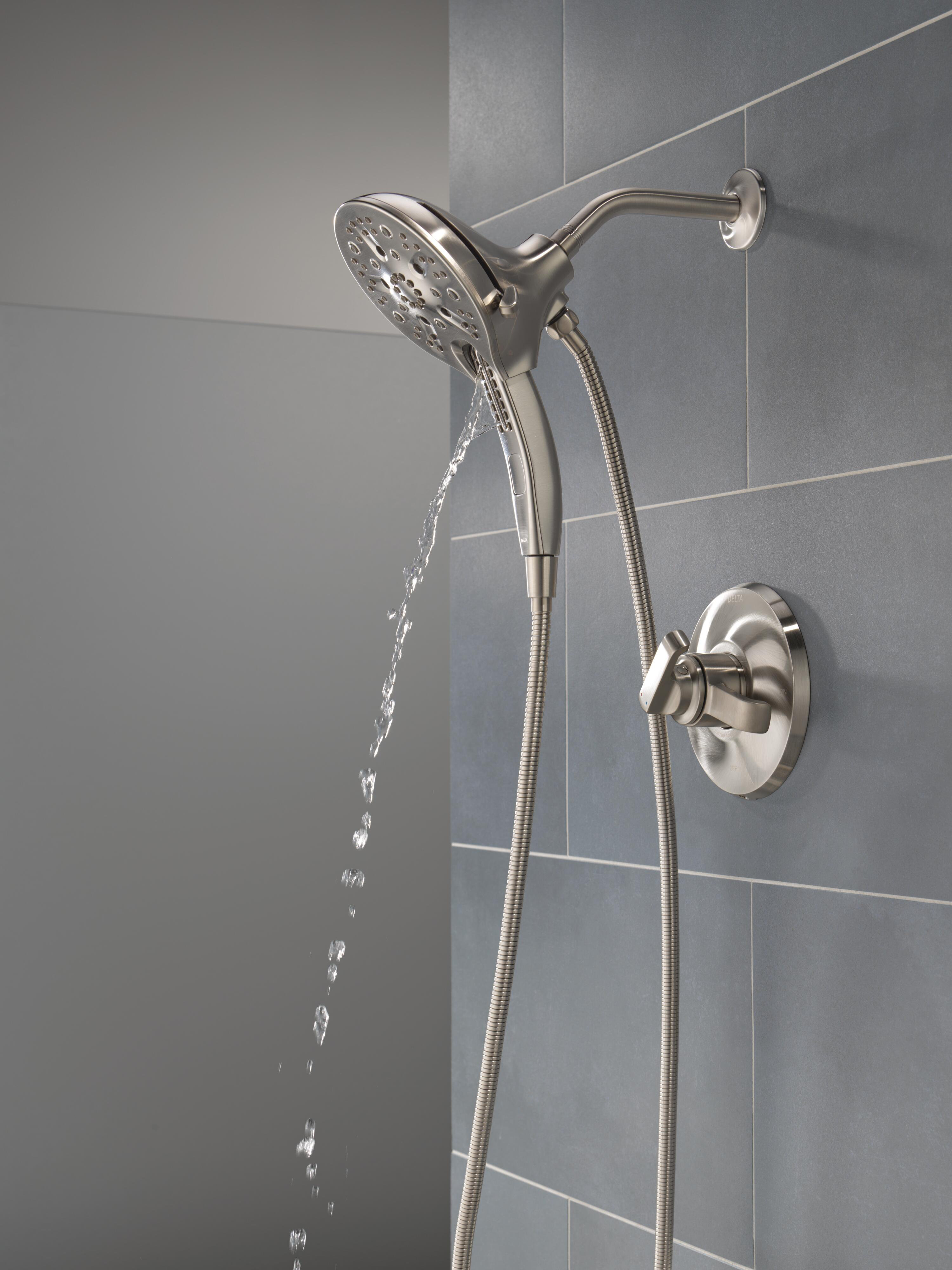Delta Tetra 17 Series Dual-Function Shower Faucet Trim, In2ition Shower ...