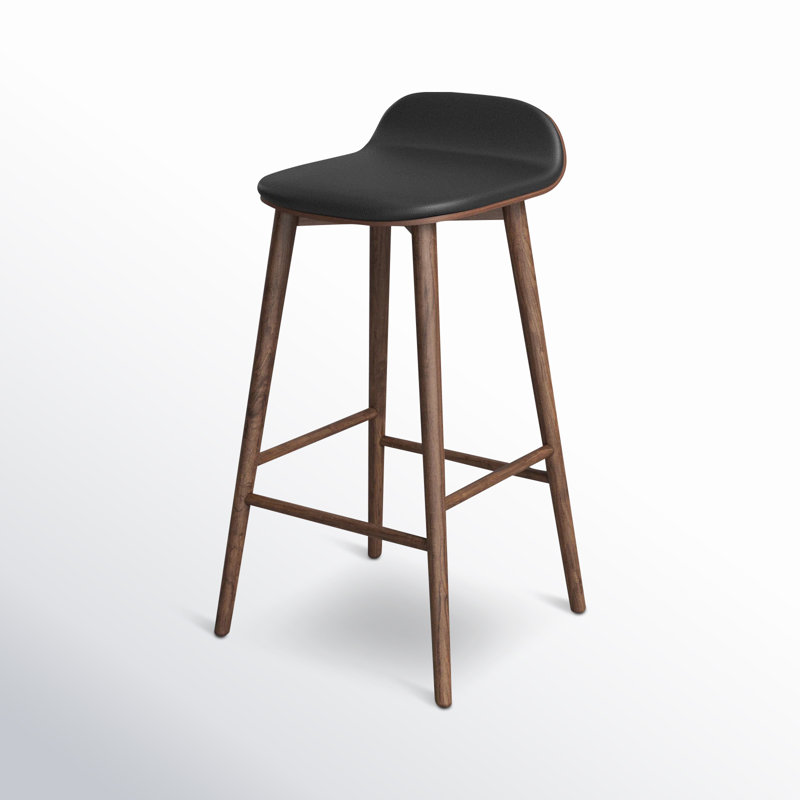 AllModern Beck 26'' Seat Height Counter Stool - Solid Wood Frame and ...