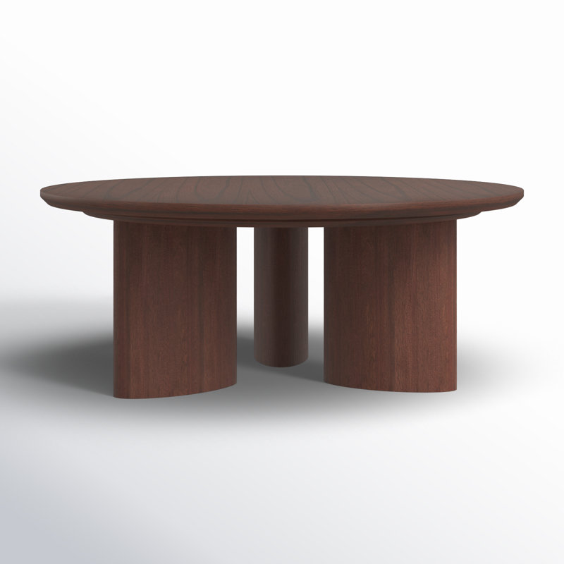 Safavieh Couture Barnard Round Wood Coffee Table & Reviews | Perigold