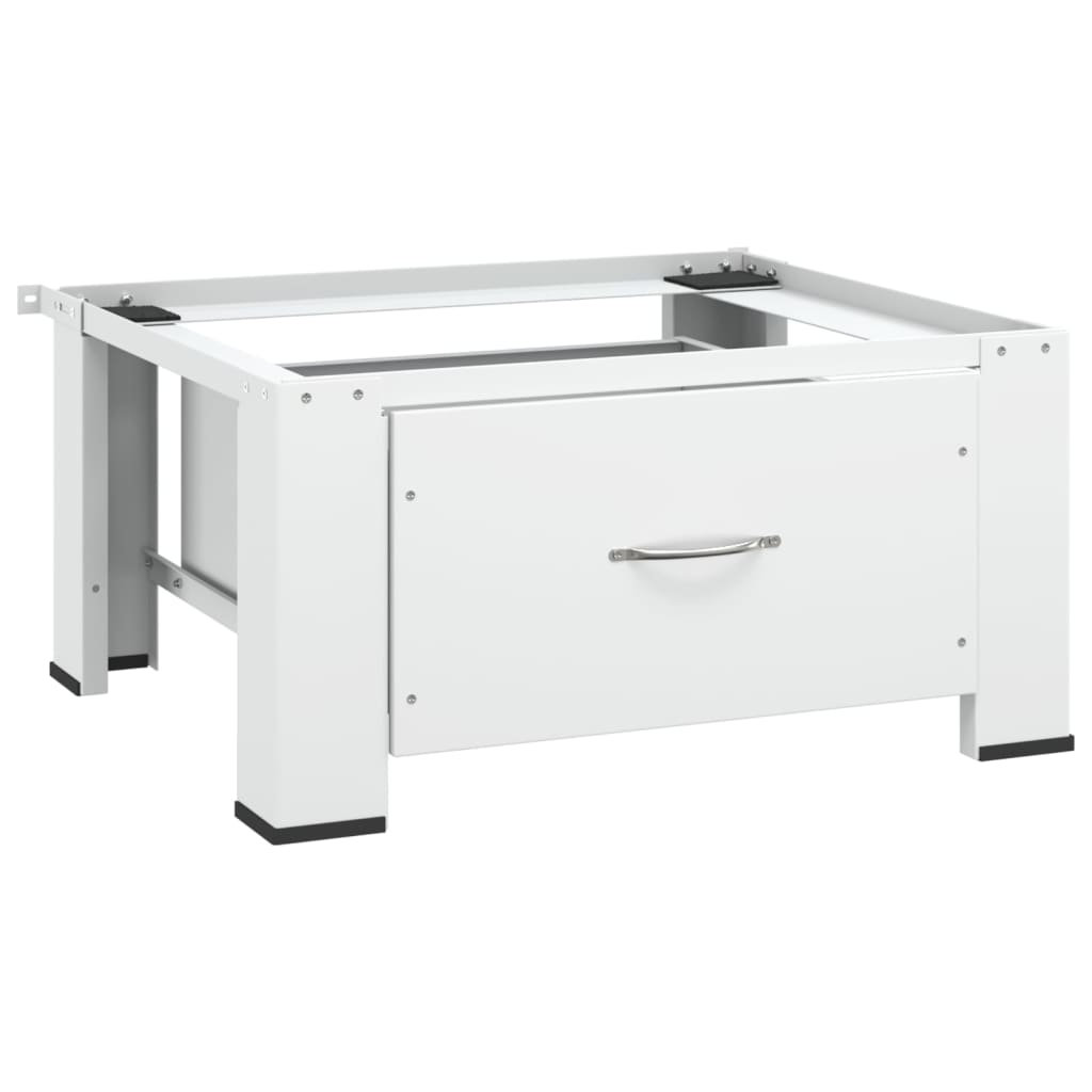 VidaXL Washing Machine Pedestal with Drawer White & Reviews | Wayfair