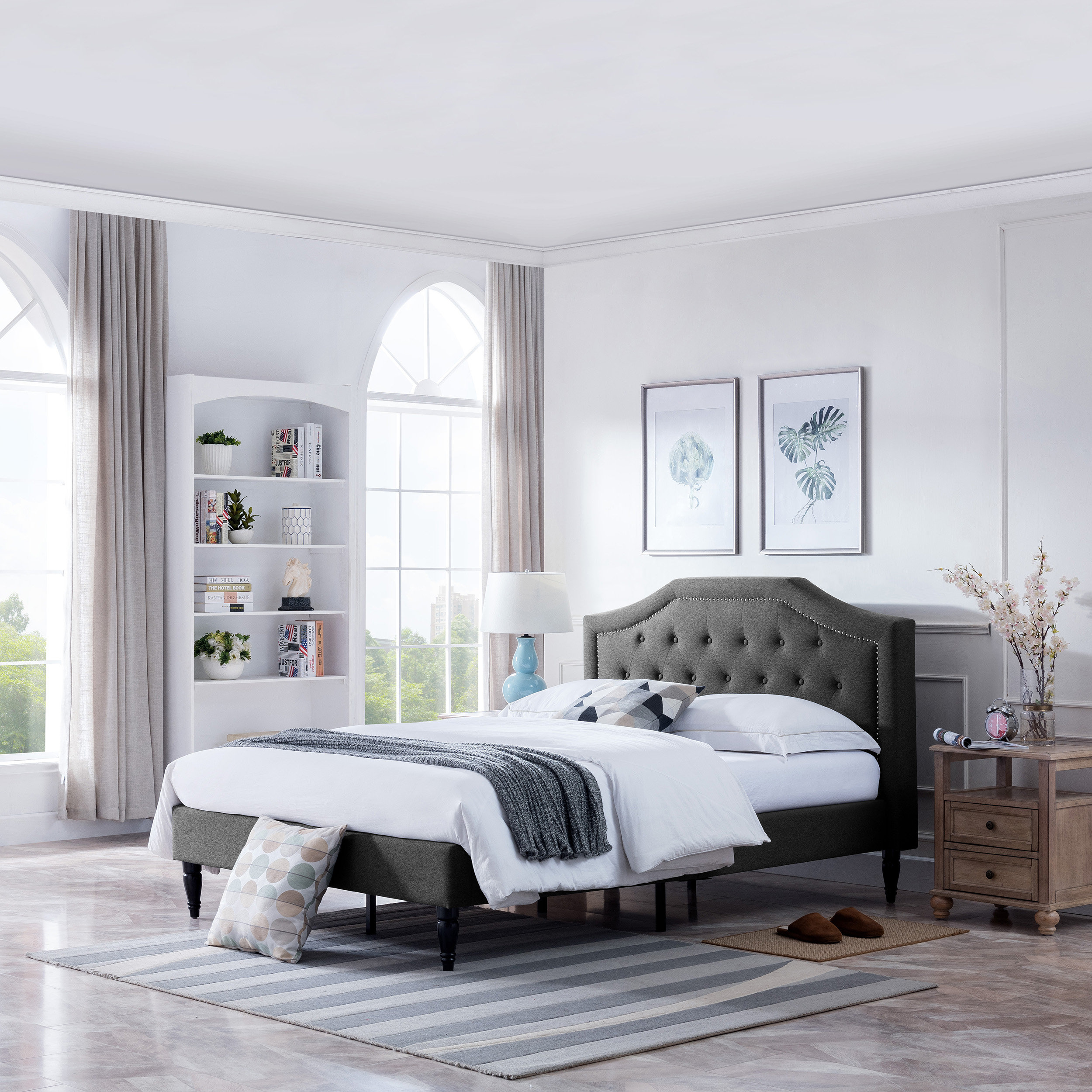 Lark Manor™ QUEEN SIZE UPH BED | Wayfair