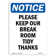 SignMission Please Keep Our Break Room Tidy Thanks Sign | Wayfair