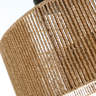 True Fine 2 - Light 14-in Woven Rope Drum Semi Flush Mount Ceiling ...