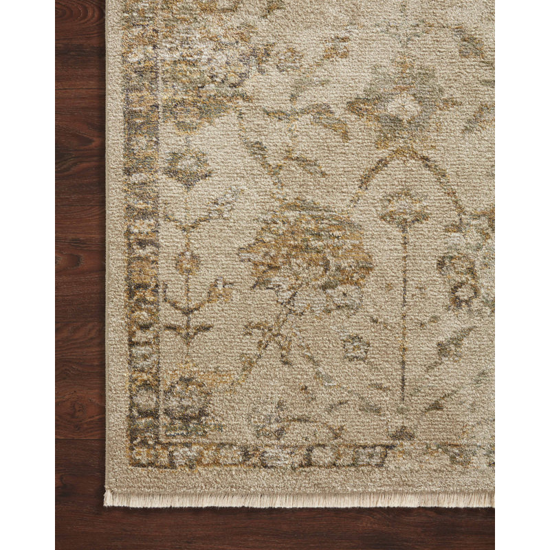 Lark Manor Febbas Machine Woven Gold Rug | Wayfair
