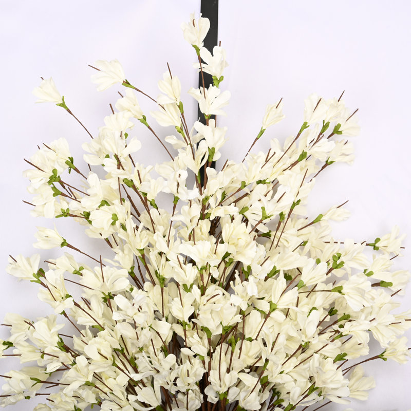 Primrue Forsythia Floral Arrangement Spring Flower Swag | Wayfair