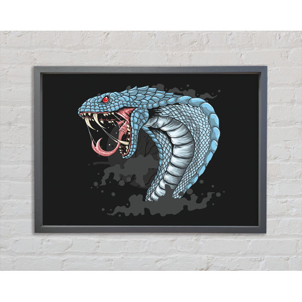 Bright Star Scary Cobra Teeth - Single Picture Frame Print on Canvas ...