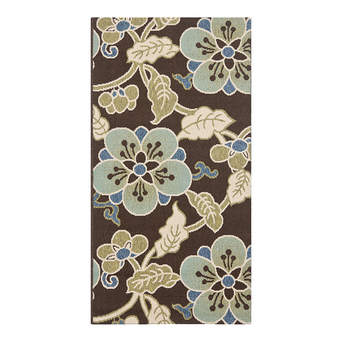 Winston Porter Centeno Performance Floral Rug & Reviews | Wayfair
