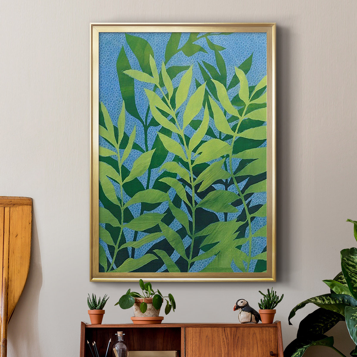 Wexford Home Ocean Vines II Premium Framed Print - Ready To Hang | Wayfair