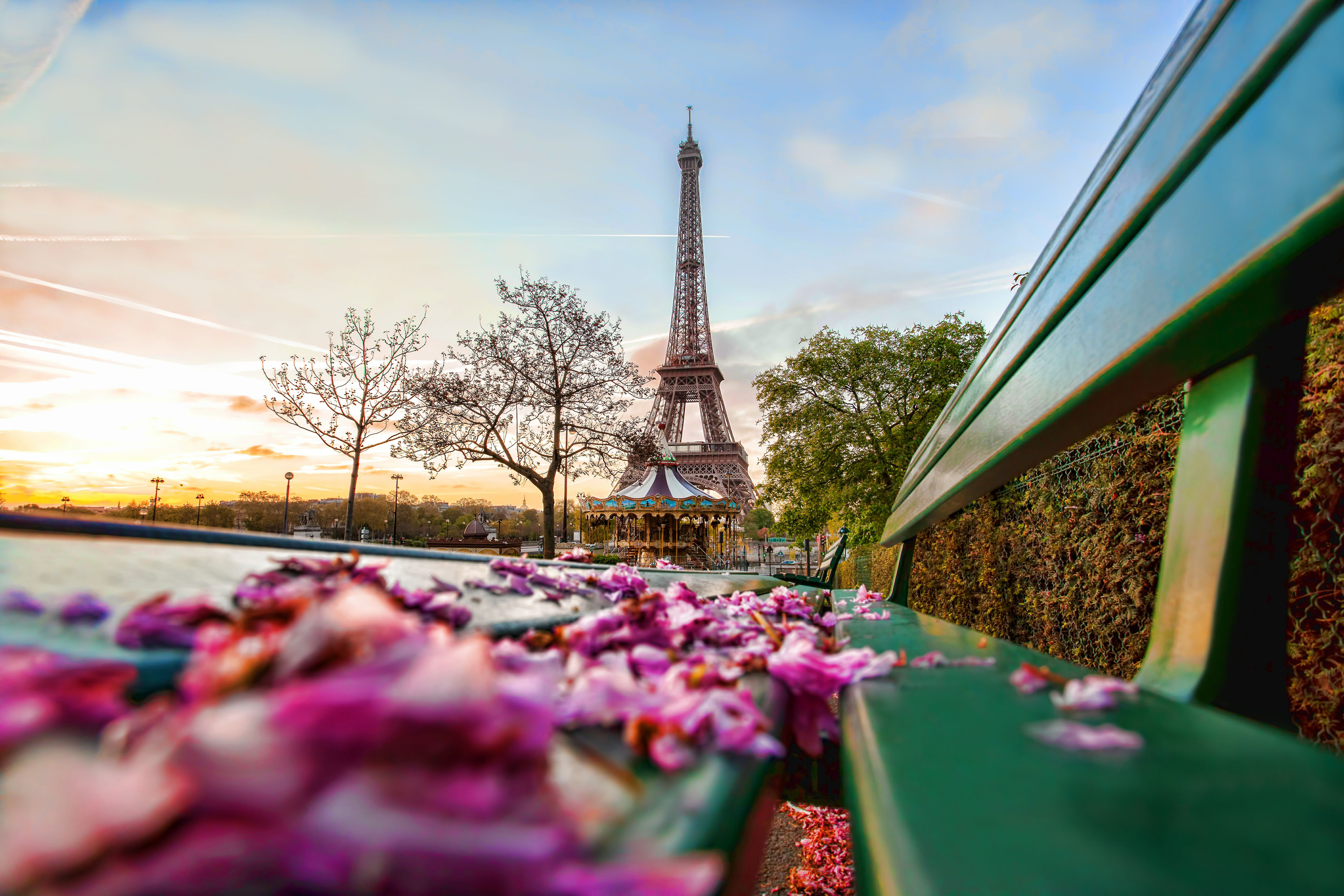Ebern Designs Ortha Eiffel Tower During Spring by Extravagantni ...