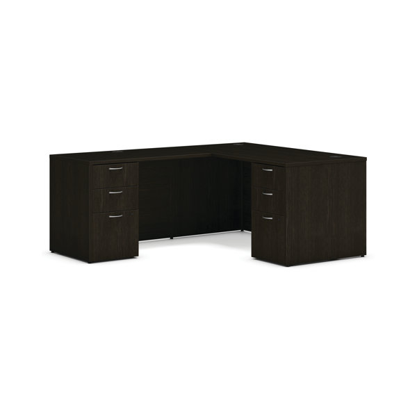 HON Mod L-Desk with Dual Pedestals - Wayfair Canada