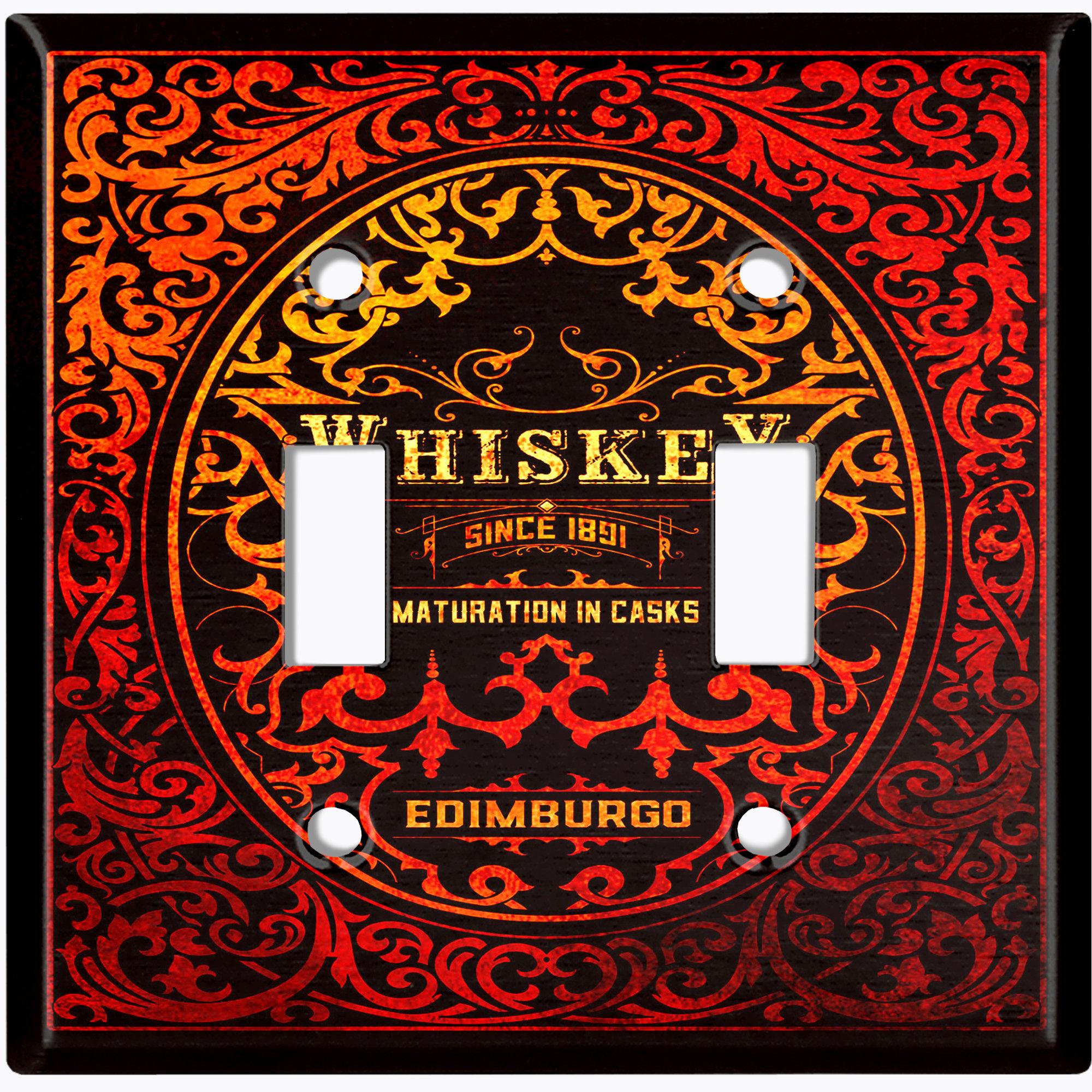 WorldAcc Metal Light Switch Plate Outlet Cover (Vintage Scottish ...