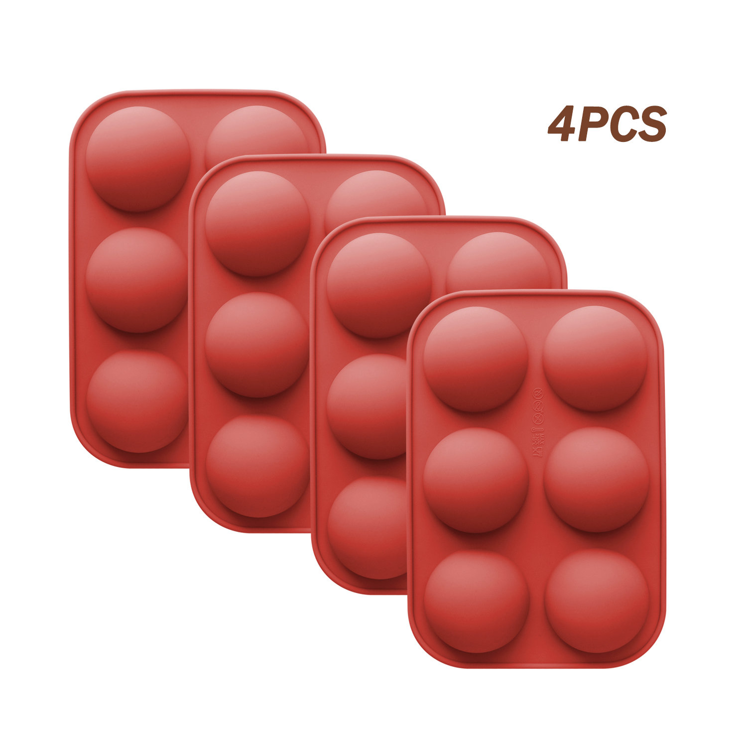 Liwarace 4 Piece Cake Baking Molds | Wayfair