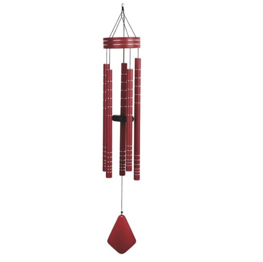 Arlmont & Co. Long Tuned Wind Chime Traditional Red Tube - Wayfair Canada