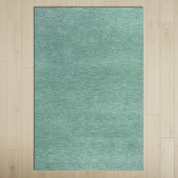 Waterton Handmade Tufted Aqua/Blue Area Rug & Reviews | Birch Lane