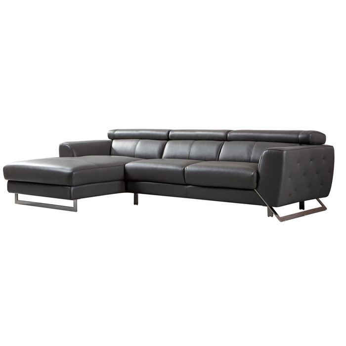 Orren Ellis Theriot Upholstered Sectional & Reviews | Wayfair