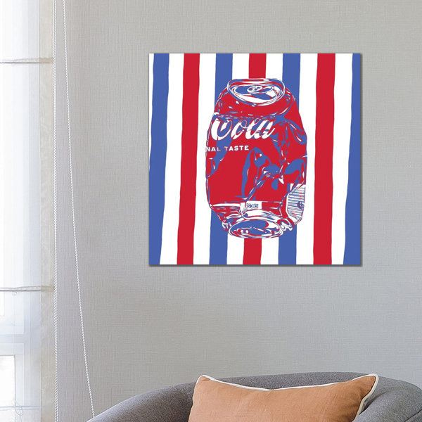 Ivy Bronx Geometric Coca-Cola 6 Pcs | Wayfair.co.uk