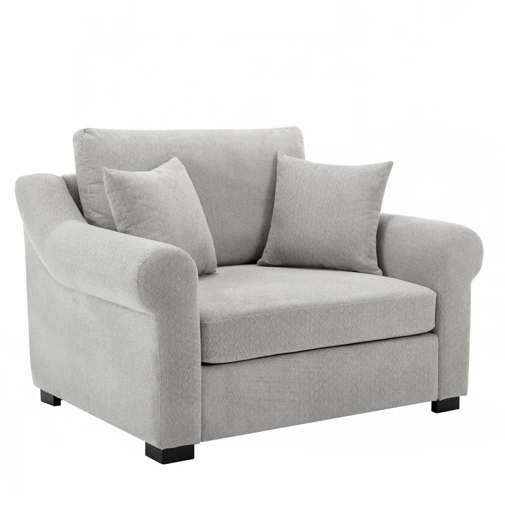 Corrigan Studio® Chenille Oversized Armchair | Wayfair