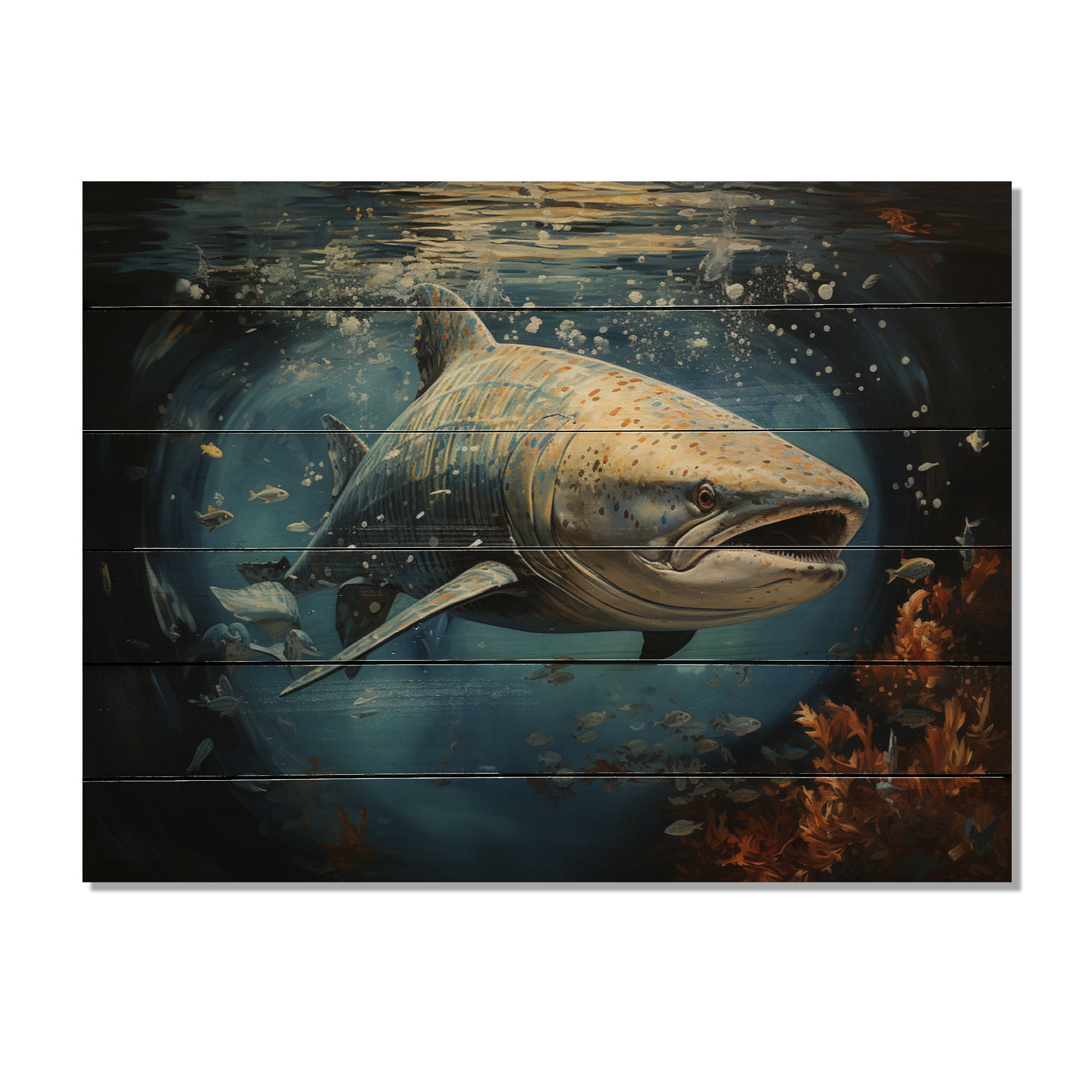 Rosecliff Heights Grey Blue Shark Elegance II - Wayfair Canada