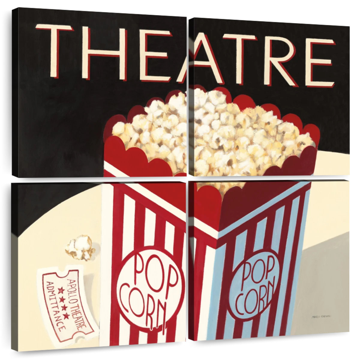 Ebern Designs Yarlin Theatre Popcorn | Wayfair