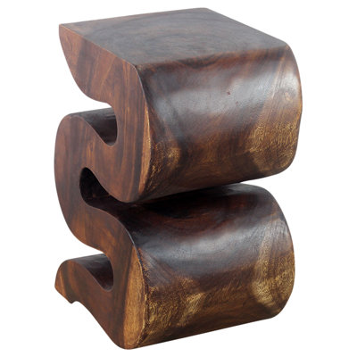 Loon Peak® Harison Solid Wood Abstract End Table | Wayfair