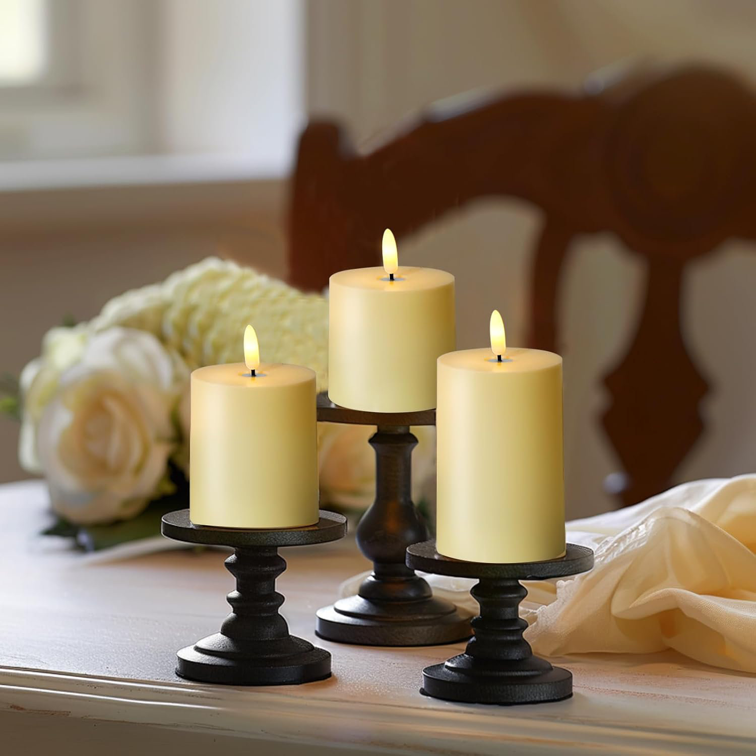 Hokku Designs Flameless Candles With Remote Led Candles Battery ...