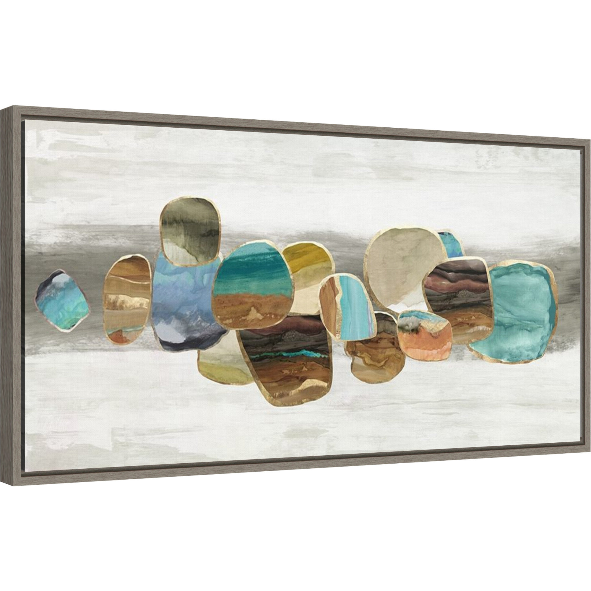 George Oliver Tom Reeves Collection Glided Stones I by Tom Reeves ...