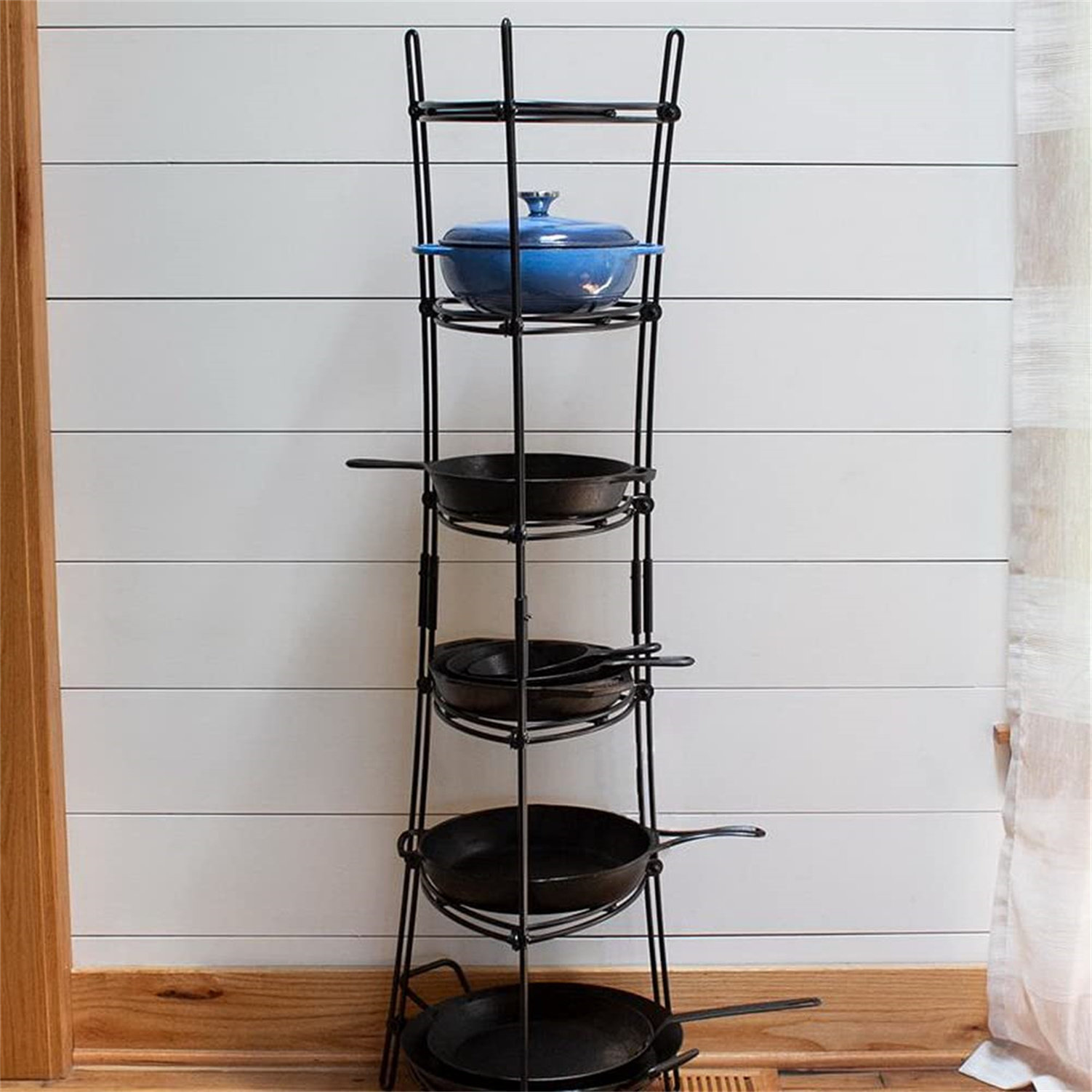Prep & Savour Metal Round Free Standing Pot Rack - Wayfair Canada