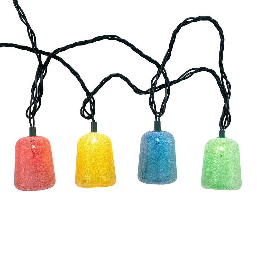 Kurt Adler-Foots UL 10-Light Multicolor Gumdrop Light Set | Wayfair