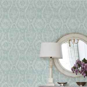 Sarah Richardson Design Painterly 33' L x 20.5" W Wallpaper Roll ...