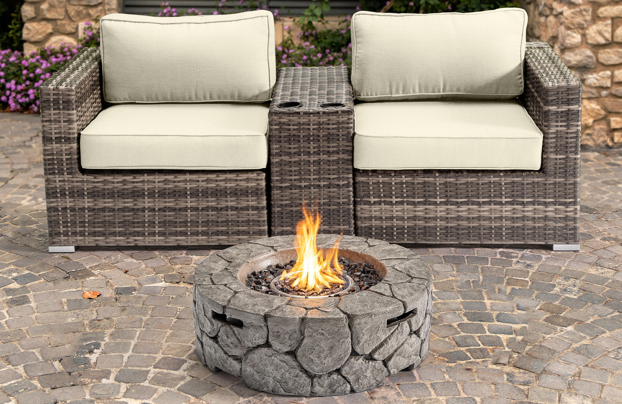 Latitude Run® Lsi Fully Assembled 2 Person Seating Group With Sunbrella ...