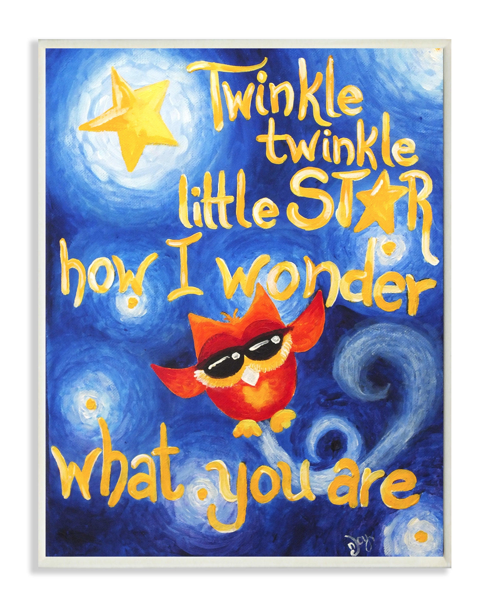 Viv + Rae™ Emery 'Twinkle Twinkle Little Star' Textual Art Wall Plaque ...
