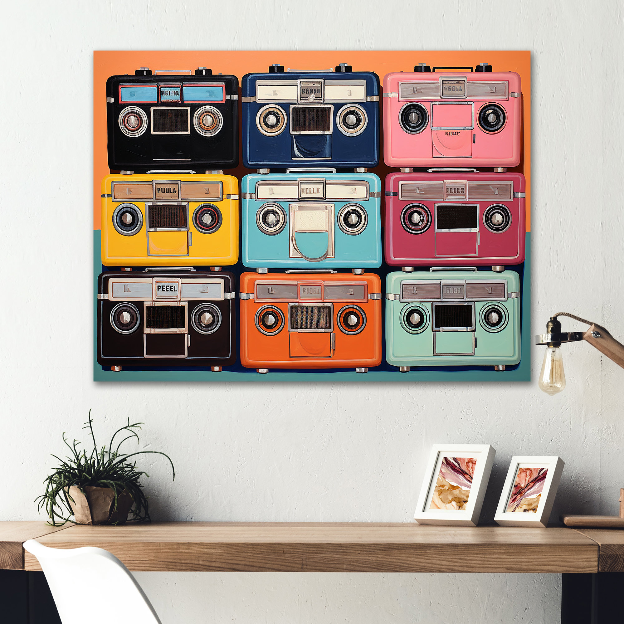 Lark Manor Pop Art Cassette Tapes - Cassette Tapes Metal Wall Art ...