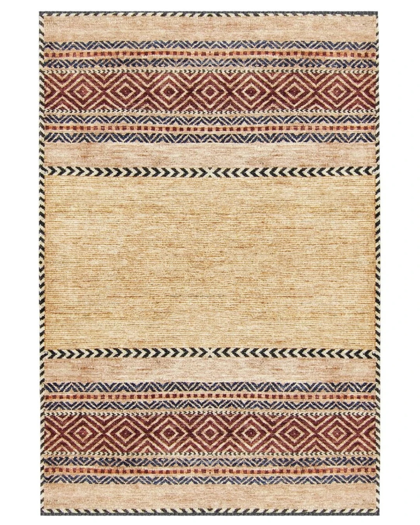 Foundry Select Cieanna Striped Cream Machine Woven Cotton Polyester ...