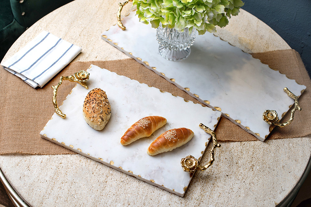 George Oliver Hynes 80% Stone, 20% Aluminum Tray | Wayfair