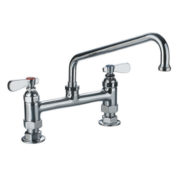 Whitehaus Collection Laundry Double Handle Utility Bridge Faucet with ...
