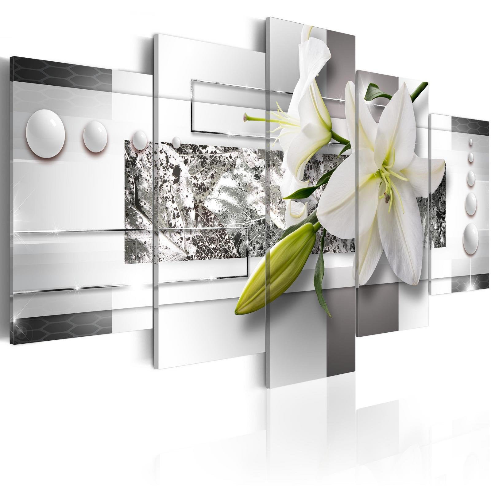 Latitude Run® Grey Melancholy On Canvas 5 Pieces Print | Wayfair