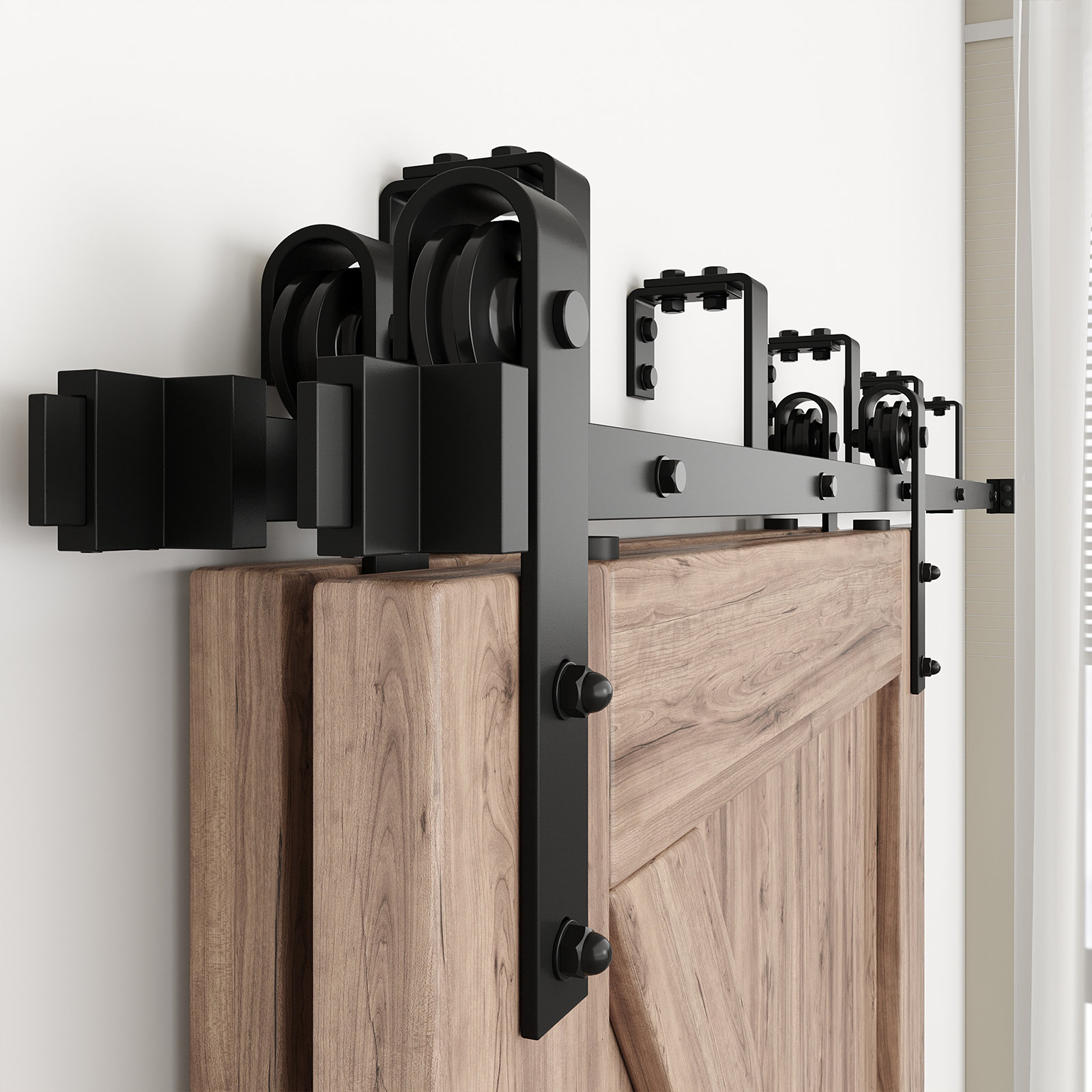 Double Bypass Barn Door Hardware