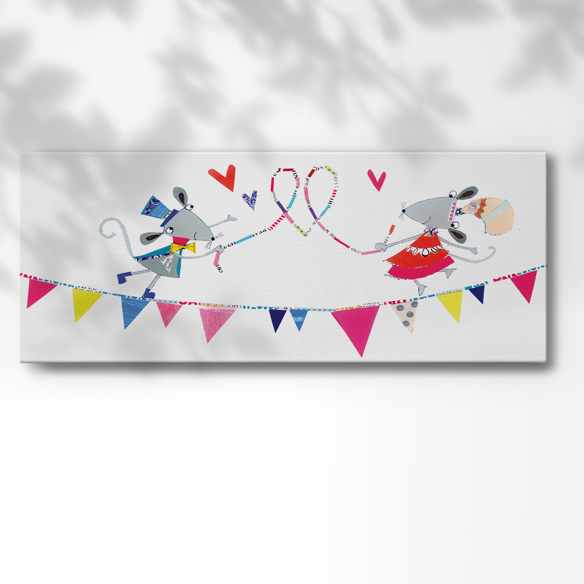 Trinx Circus Mice On Canvas Print | Wayfair