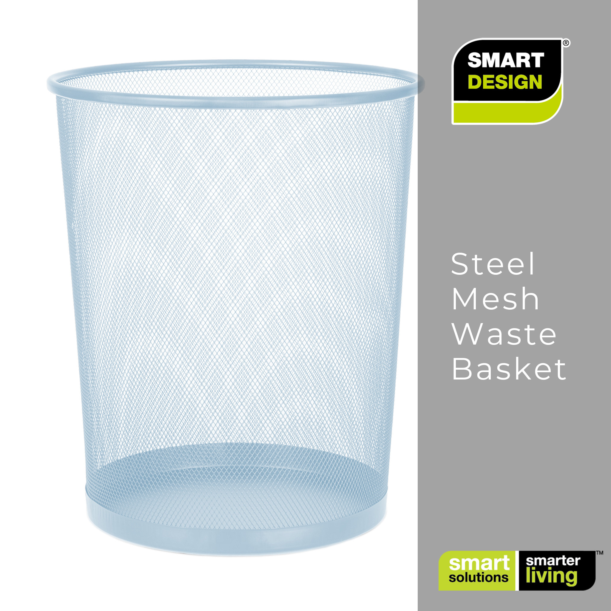 SmartDesign Stainless Steel 5 Gallon Waste Basket - Wayfair Canada