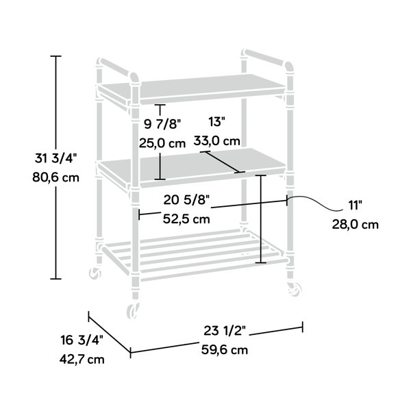 Williston Forge Ulen Multi-Purpose Bar Cart & Reviews - Wayfair Canada