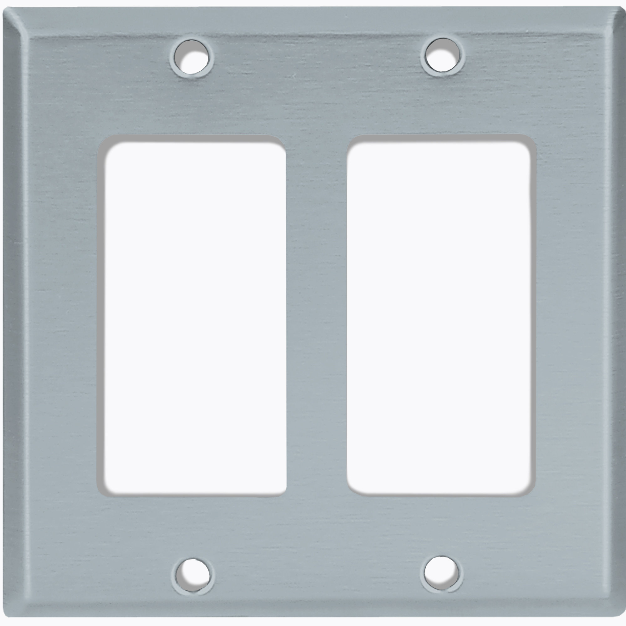 WorldAcc Metal Light Switch Plate Outlet Cover (Color Block Blue Gray ...