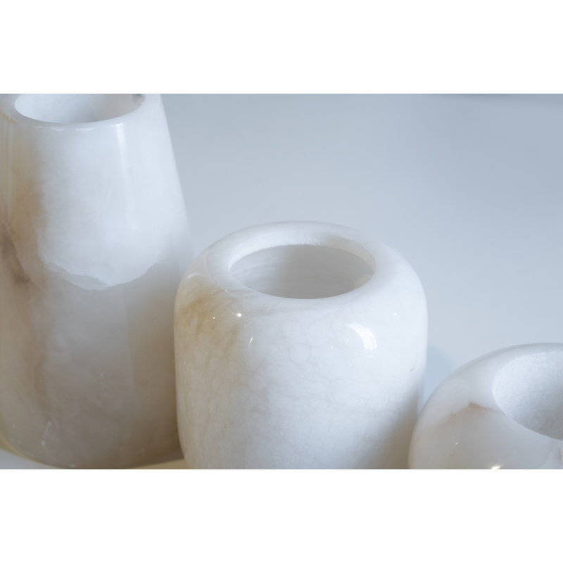 Birch Lane™ 4'' H Stone Tabletop Votive Holder | Wayfair