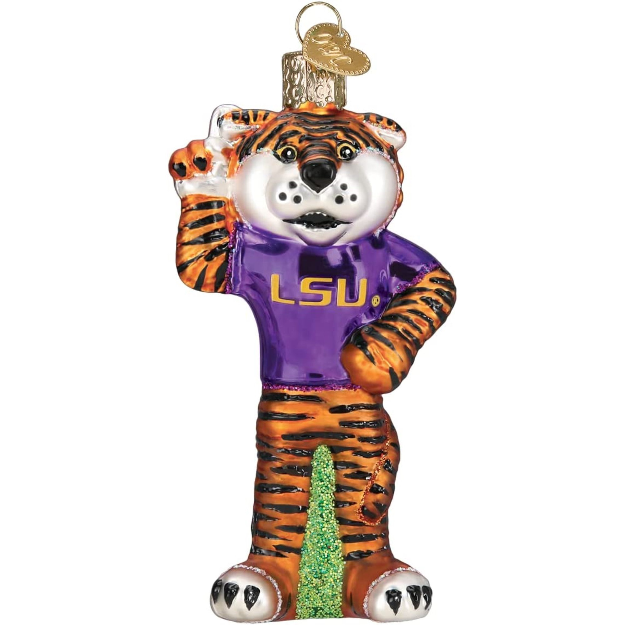 Old World Christmas Louisiana State University Mike the Tiger Hanging ...