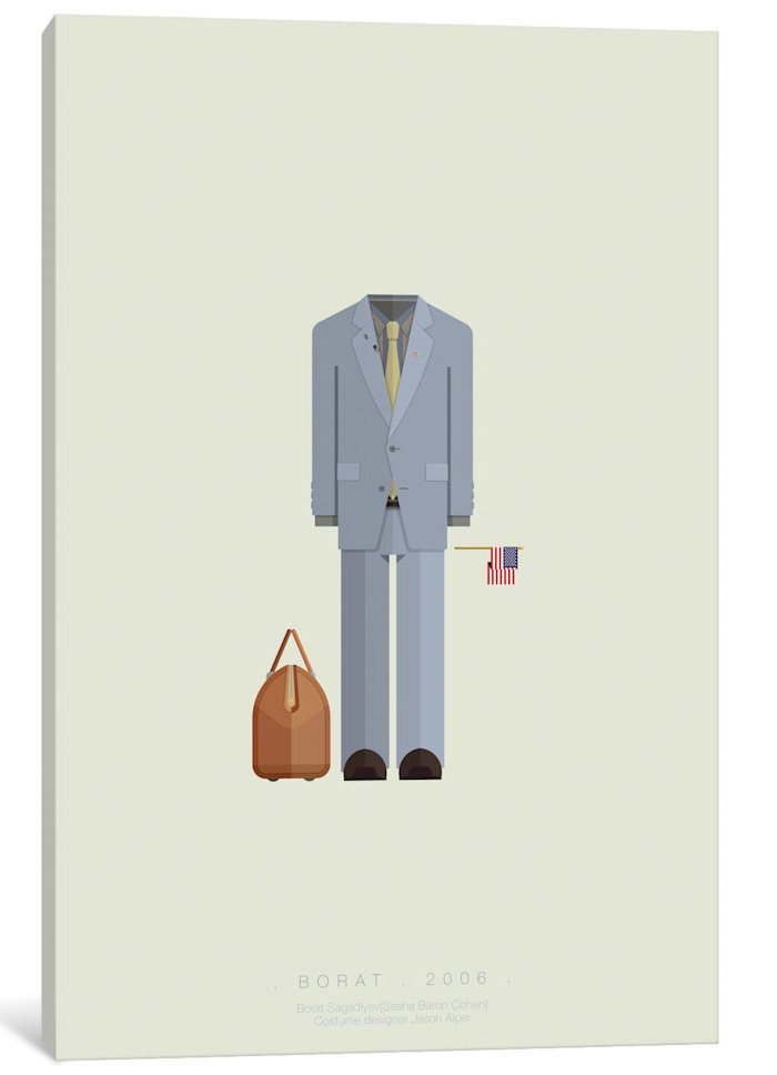 East Urban Home 'Famous Hollywood Costumes Series: Borat' Graphic Art ...
