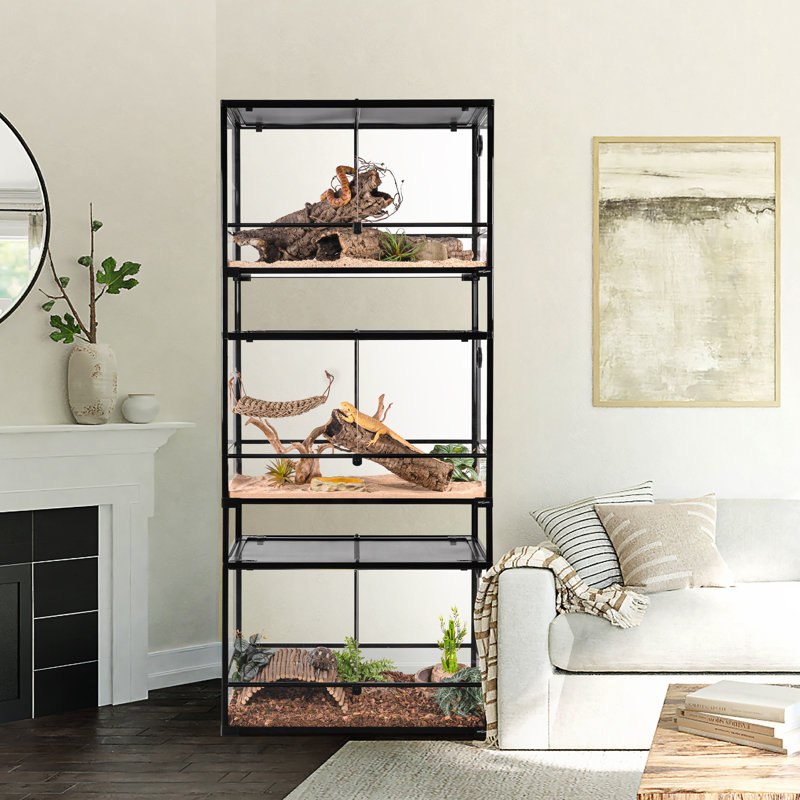 REPTIZOO 200 Gallon Stackable Reptile Terrariums | Wayfair